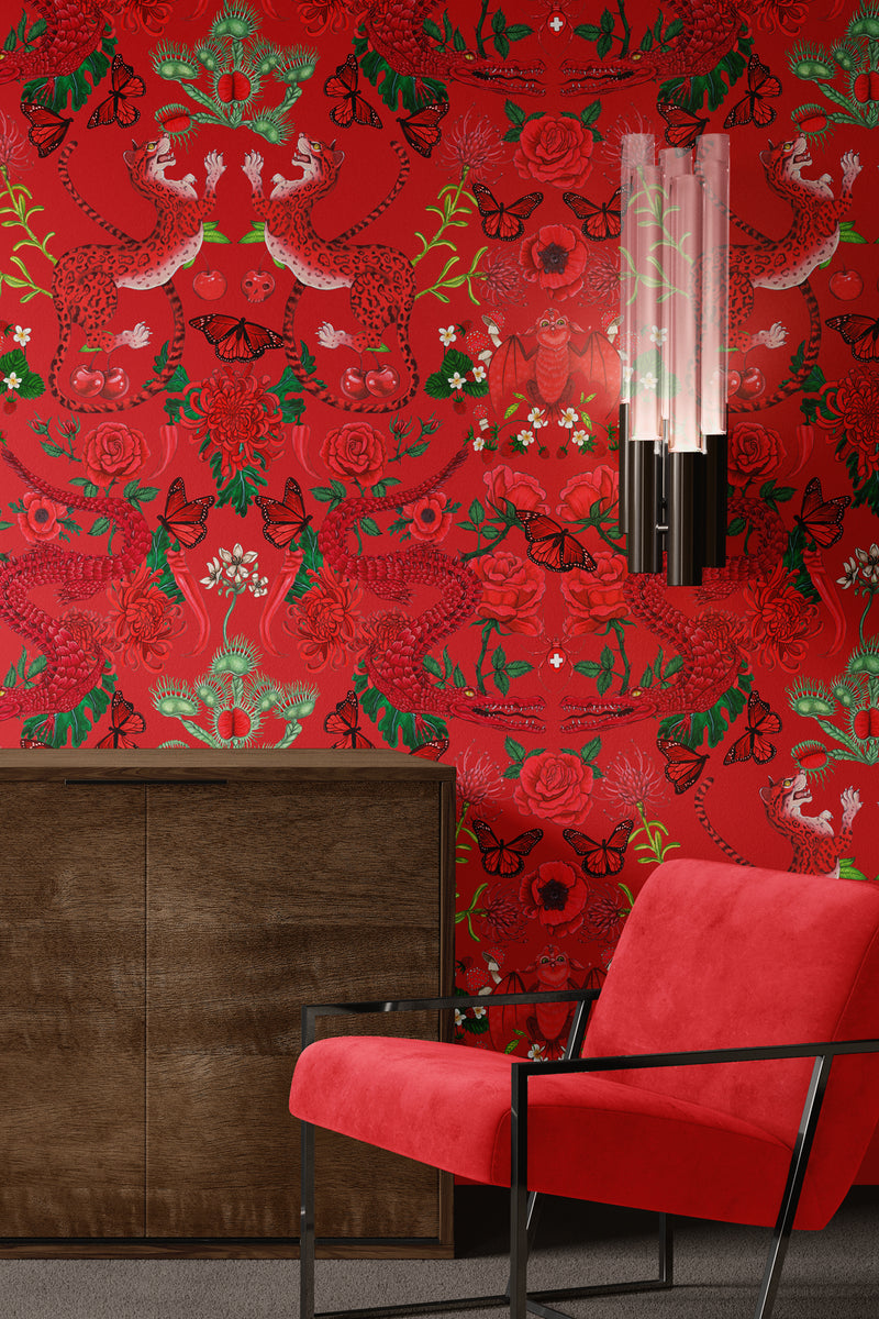 CODE RED - all red aesthetic wallpaper – Raised by Danger